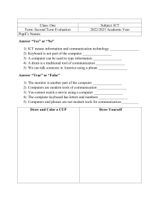 TLE/TVL Project Plan: Lupi National High School 2022-2023