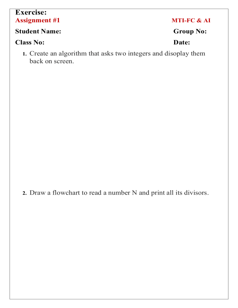 Introduction To Programming Assignments 2021 12