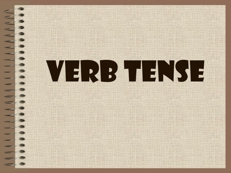 Verb Tense: English Grammar Presentation