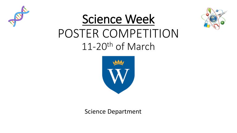 Science Week Poster Competition