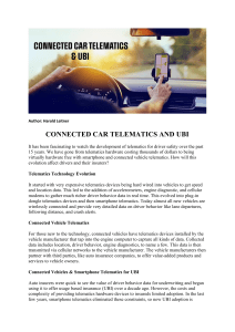 Telematics tab