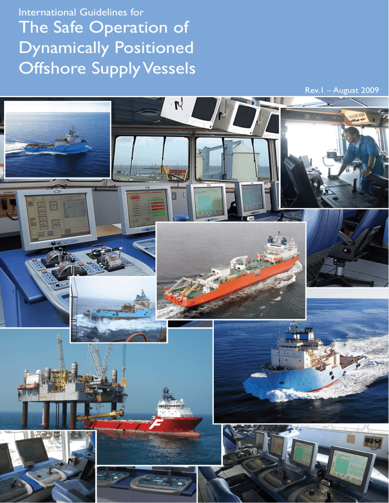 DP Offshore Supply Vessel Safe Operation Guidelines
