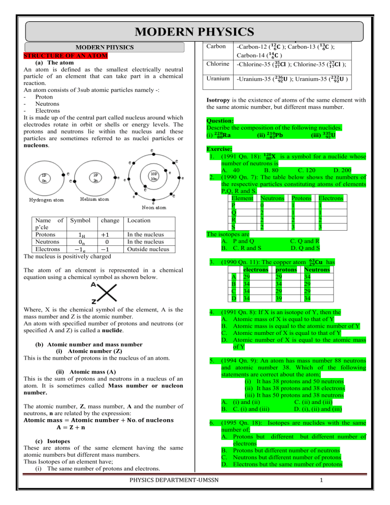 MODERN PHYSICS final(1)