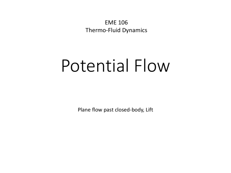 Potential Flow in Thermo-Fluid Dynamics