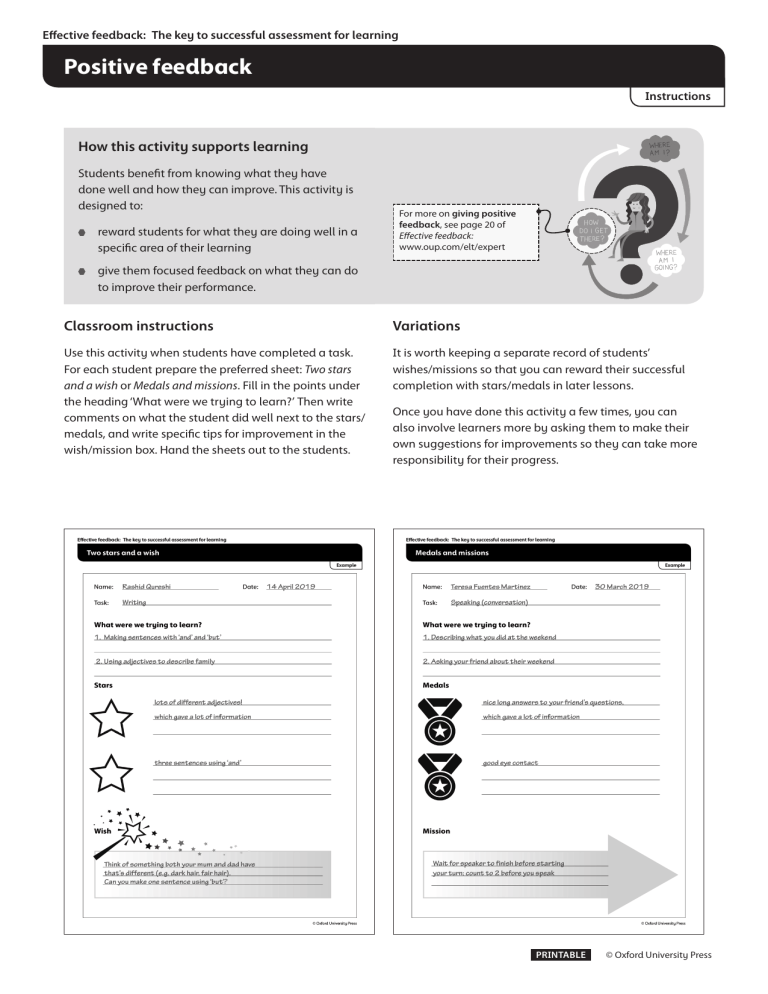 Positive feedback full-toolkit