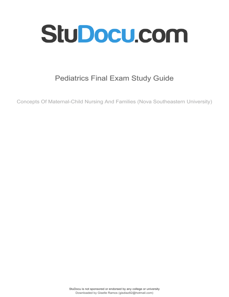pediatrics final exam study guide.pdf