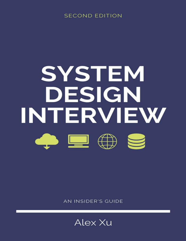 System Design Inteview By Alex Xu