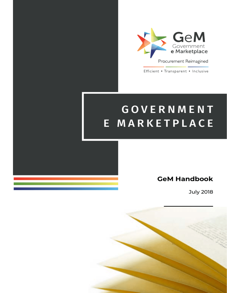 GeM handbook