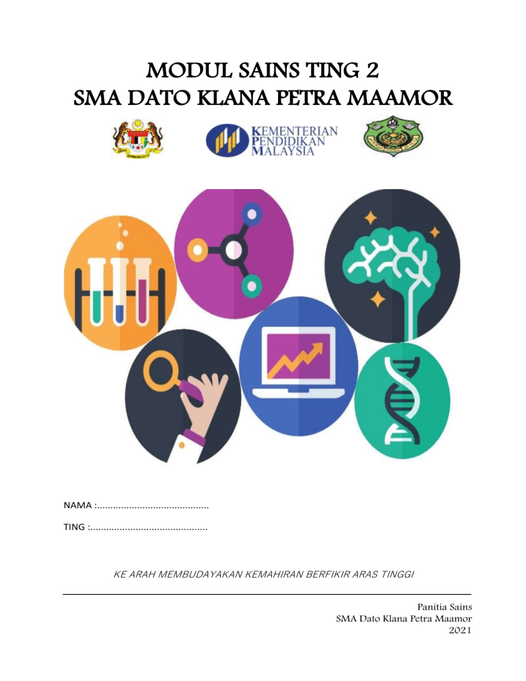 MODUL SAINS T2 SMADKLANA 2021