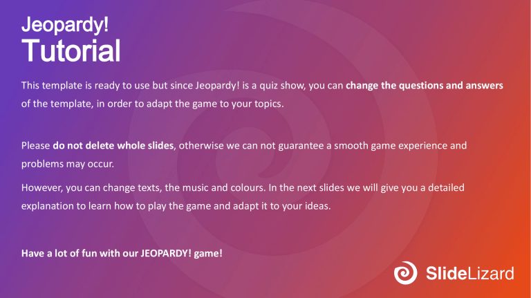 EOC Jeopardy Review Game