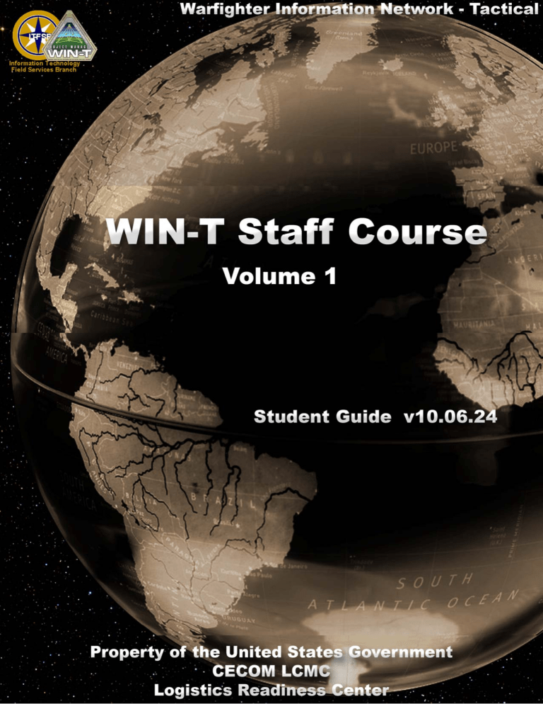 WIN-T Staff Course VOL 1 V10.06.24