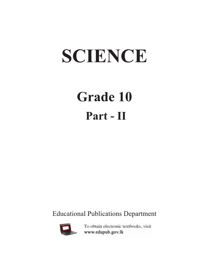 science G-10 P-II E