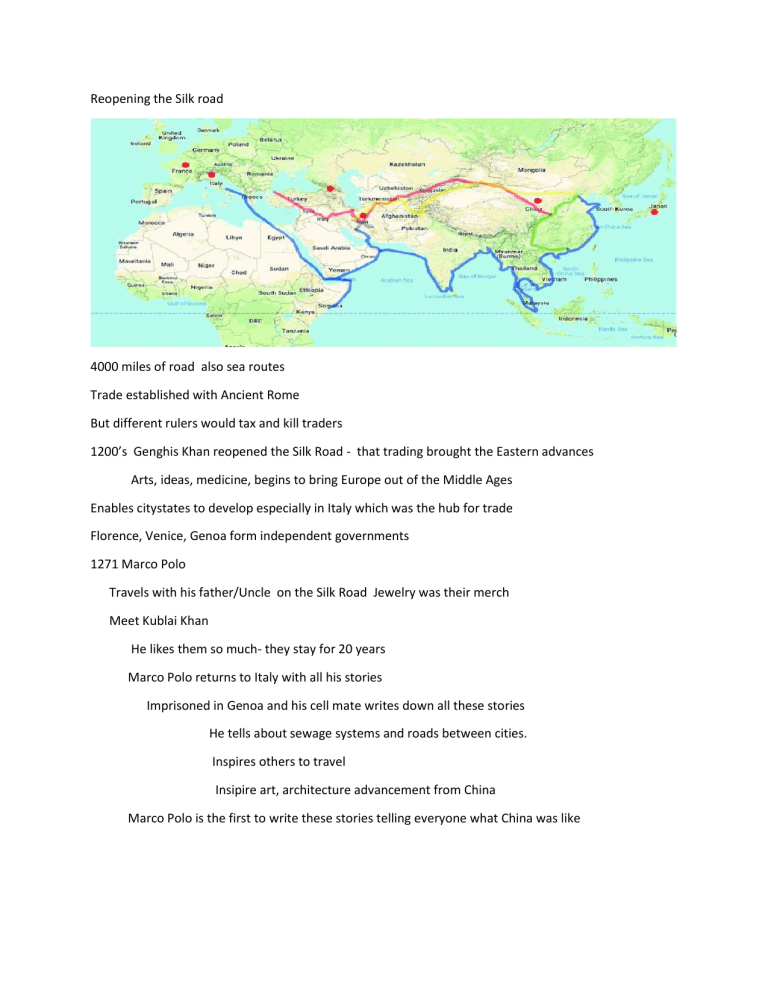Silk Road: History, Trade, and Marco Polo's Journey