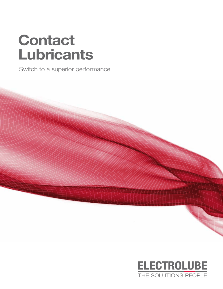 ELECTROLUBE Contact Lubricants