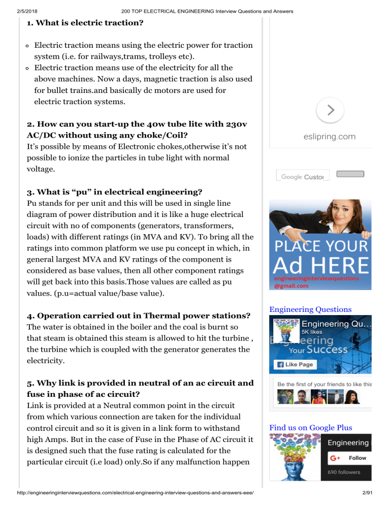 200 TOP ELECTRICAL ENGINEERING Interview Questions And Answers 200-top-electrical-engineering-interview-questions-and-answers