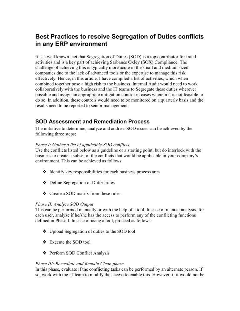 SOD Remediation Best Practices for ISACA (1)