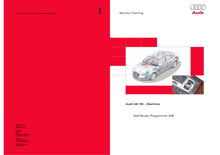 Audi A6 Learning Guide