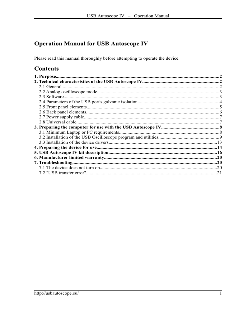 usb autoscope 4 operation manual en