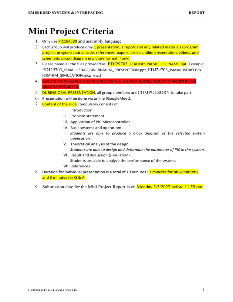 Mini Project Report