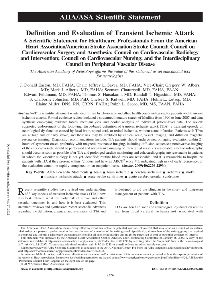 definition-and-evaluation-of-transient-ischemic-attack