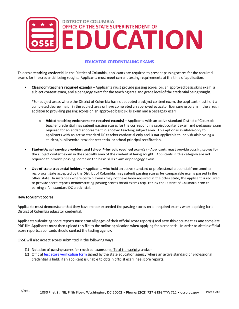 Educator Testing Flyer 8 2021