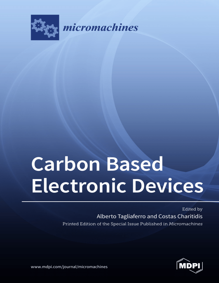Carbon Based Electronic Devices by Alberto Tagliaferro, Costas ...
