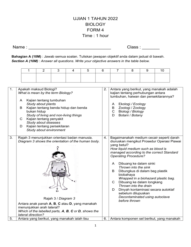 BIOLOGY T4