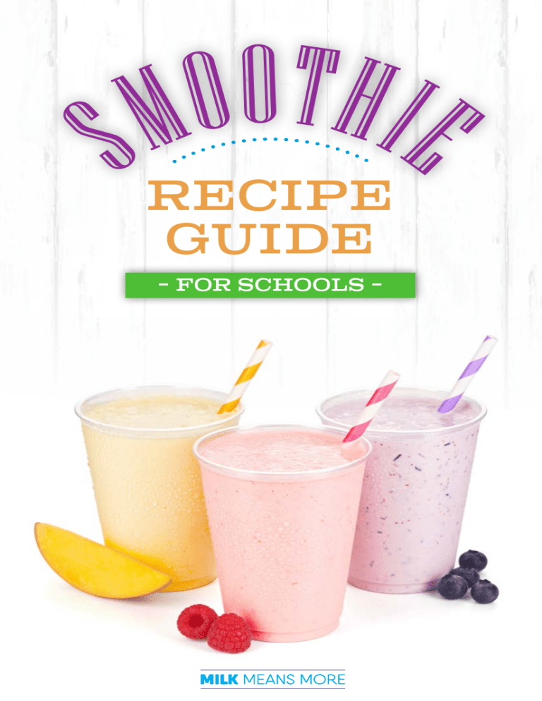 Smoothie Recipes for Schools: A Comprehensive Guide