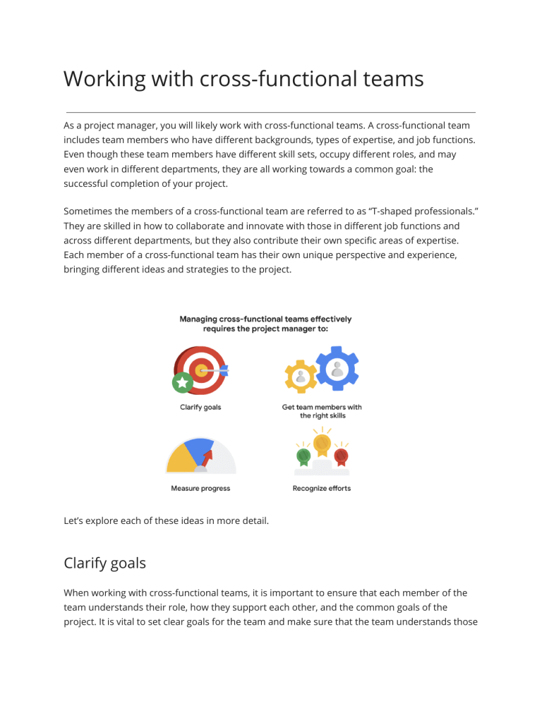 Cross-Functional Teams: A Project Manager's Guide