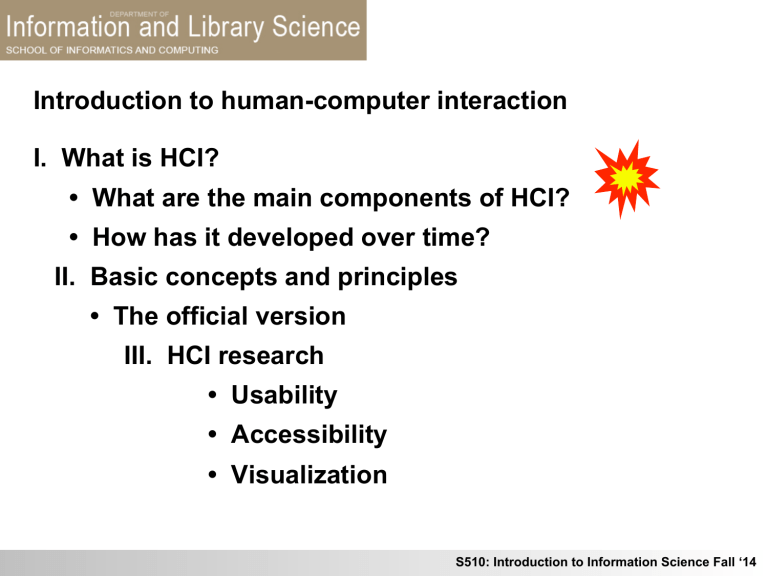 HCI Introduction: Concepts, Evolution, and Research