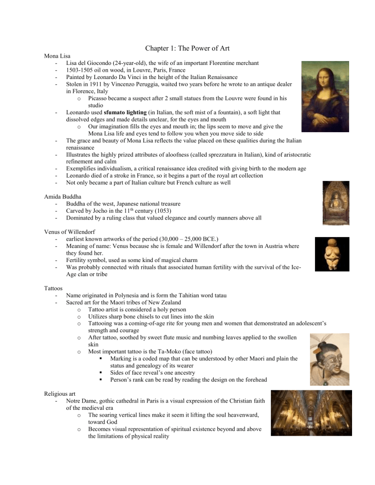 Art History: Power of Art