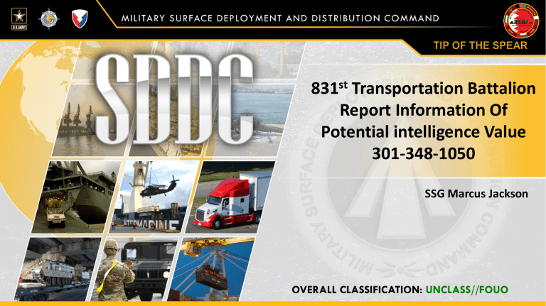 SALUTE Report: Intelligence Gathering Training