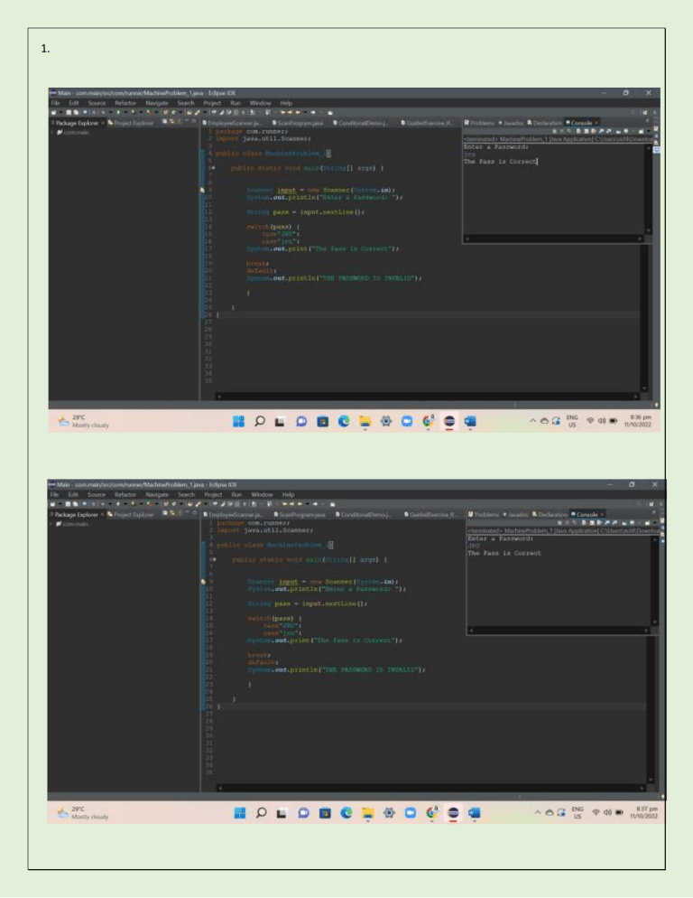 Java Password Check Code Snippet