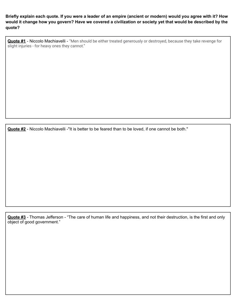 Leadership Quotes Analysis Worksheet