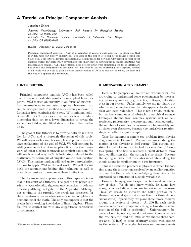 PCA Tutorial: Principal Component Analysis Explained