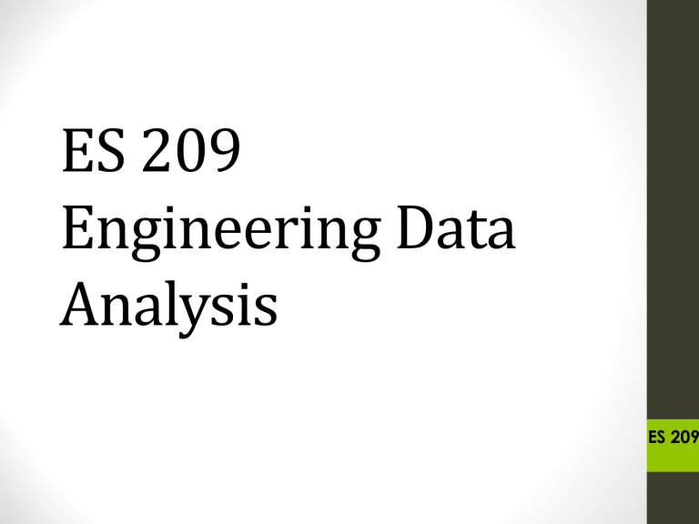 Engineering Data Analysis Presentation