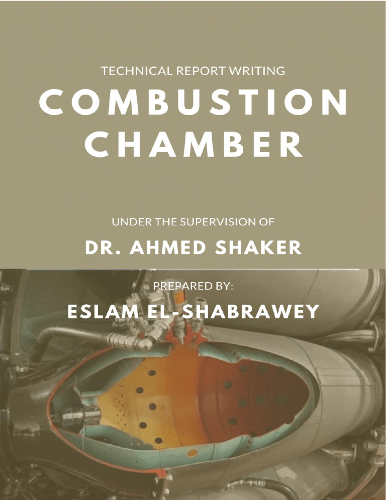 Combustion Chamber Technical Report