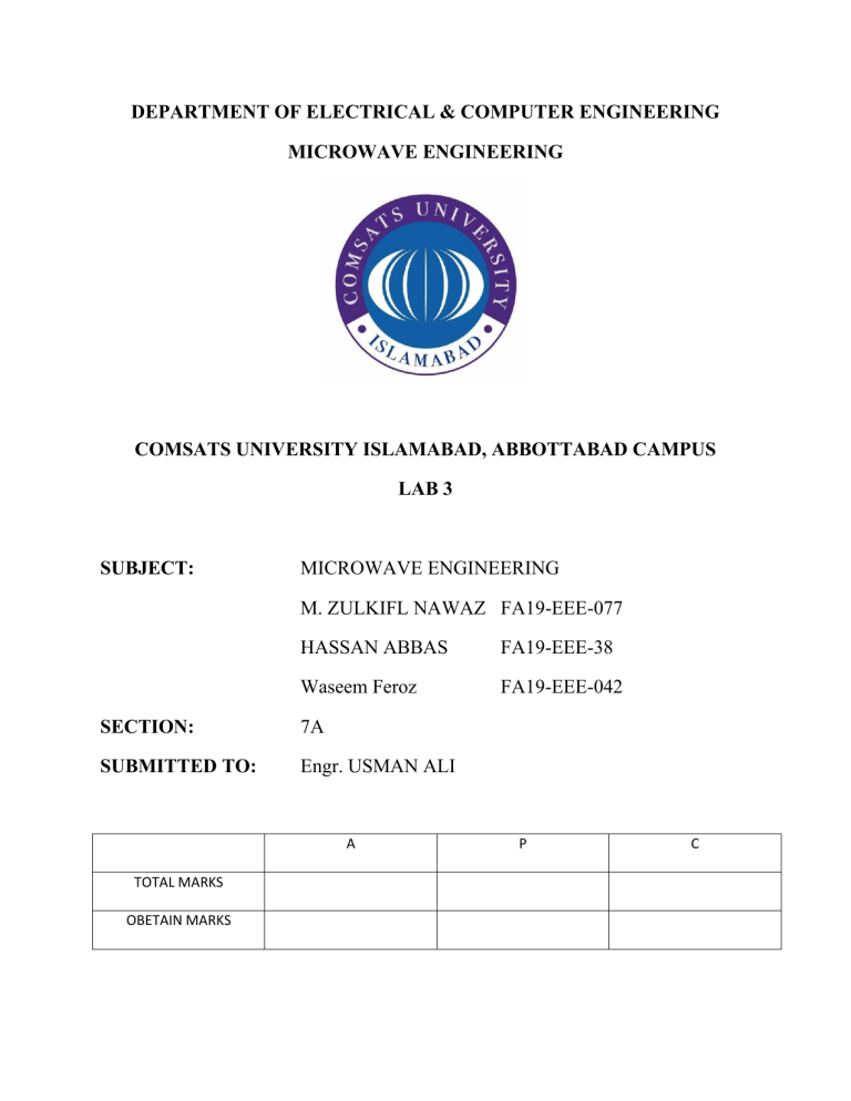 Microwave Engineering: Klystron Tube Lab Report