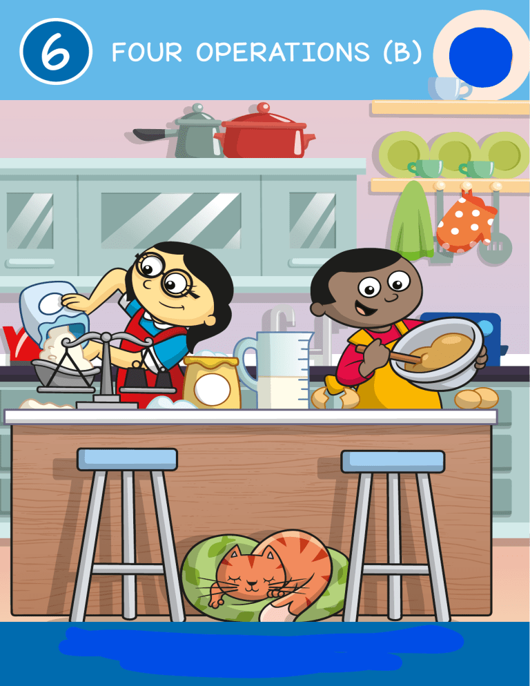 Year 6 Math: Four Operations Worksheet