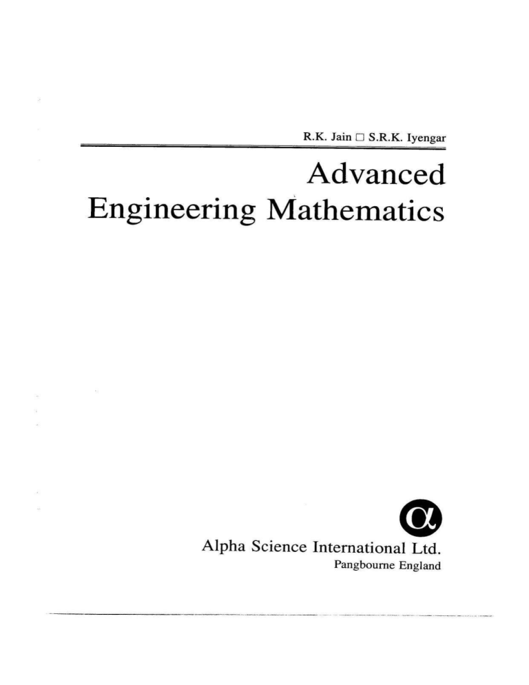 Advanced Engineering Mathematics Textbook