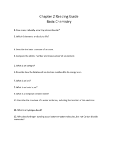 CIE AS-Level Chemistry 9701 Summarized Notes