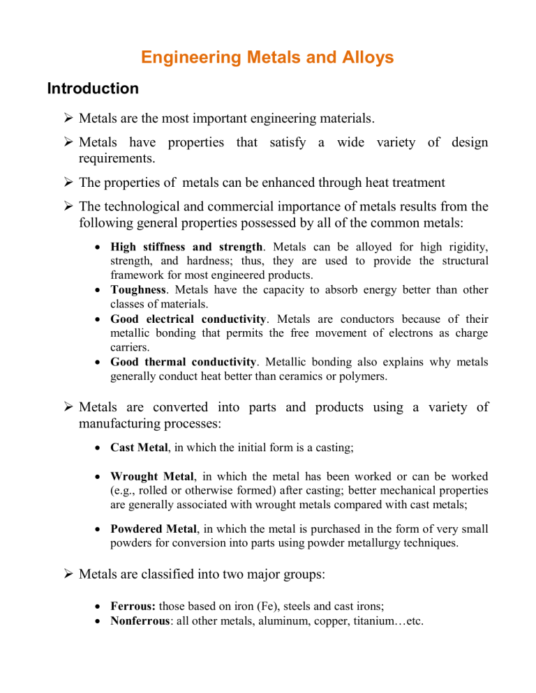 Engineering Metals & Alloys: Introduction to Phase Diagrams