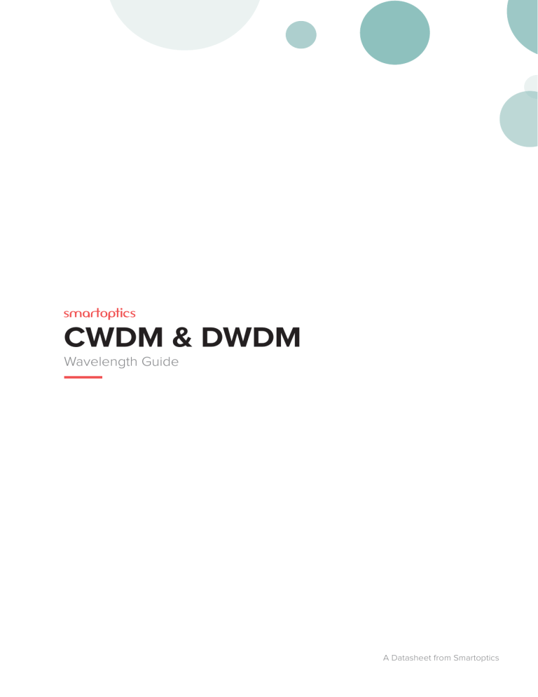 CWDM & DWDM Wavelength Guide