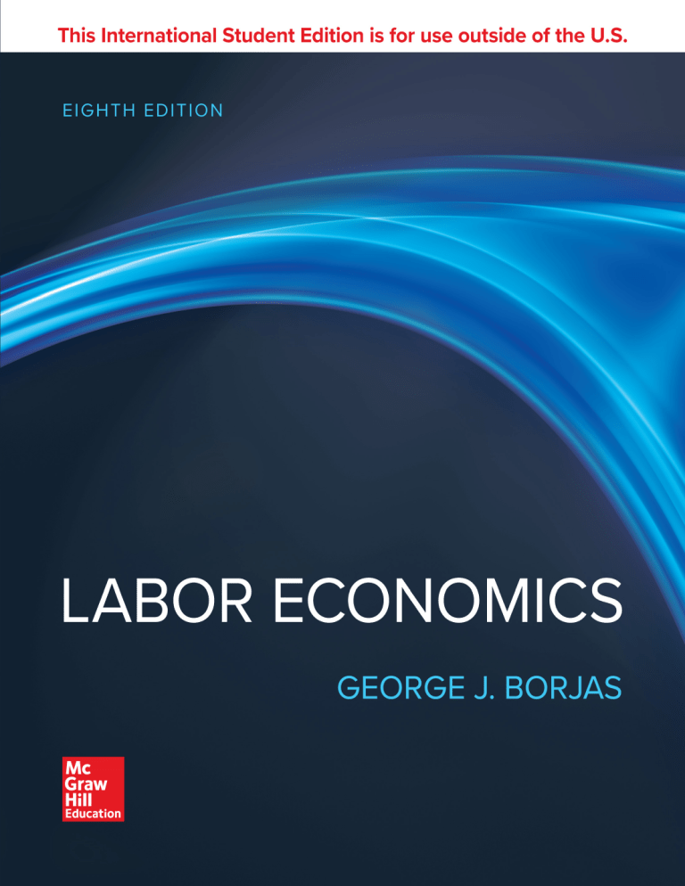 Labor Economics Textbook by George J. Borjas