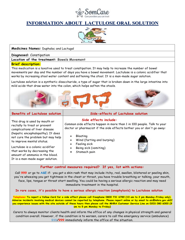 Lactulose Oral Solution: Uses, Benefits, & Side Effects