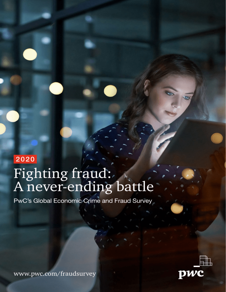 Global Economic Crime and Fraud Survey 2020