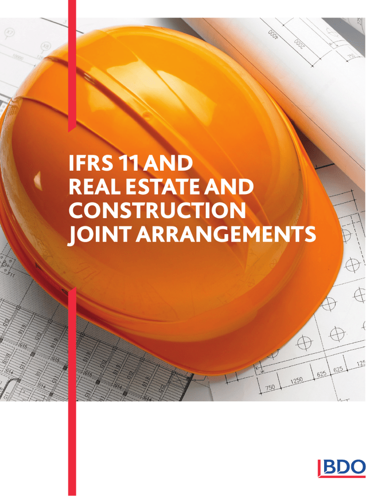IFRS 11: Real Estate & Construction Joint Arrangements
