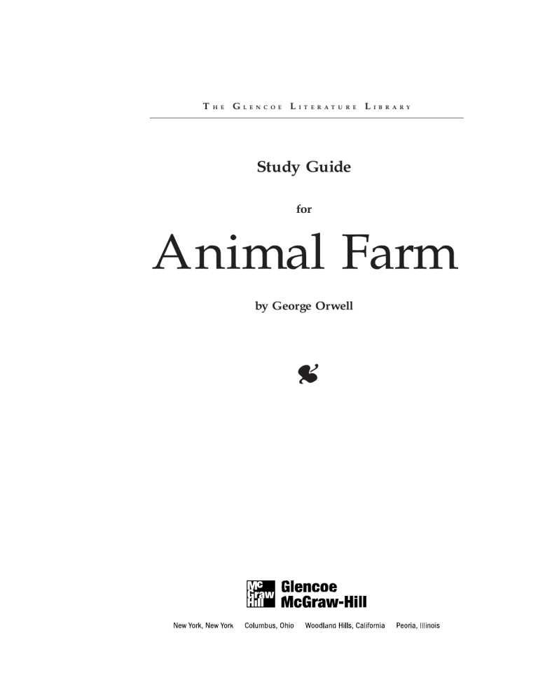 Animal Farm Study Guide by George Orwell