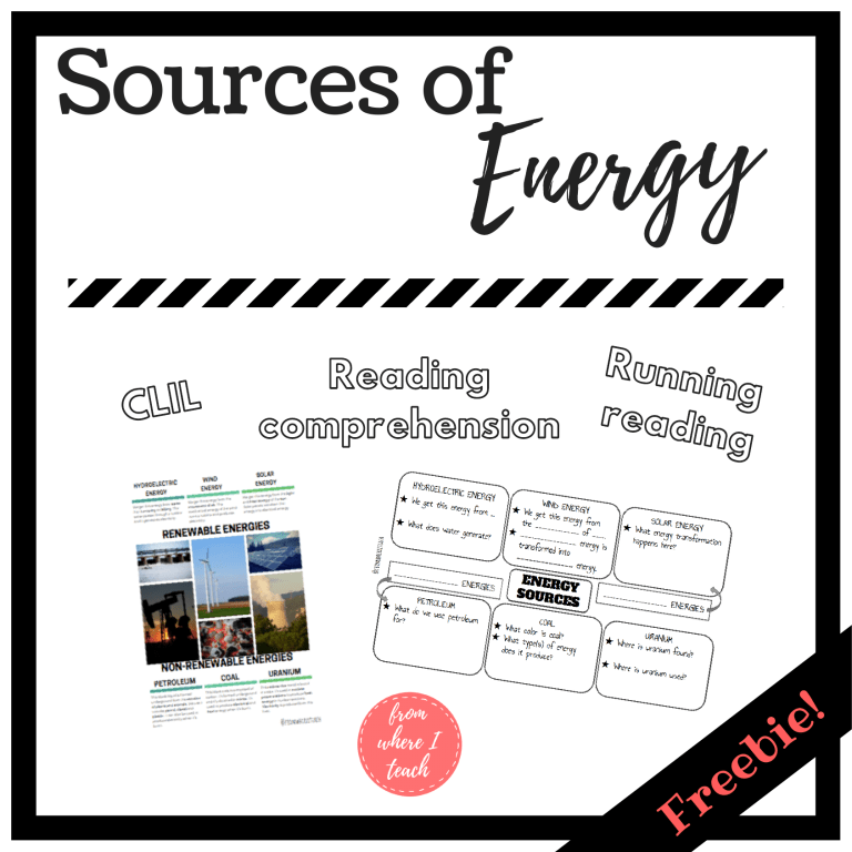 Sources of Energy Worksheet: Renewable & Non-Renewable