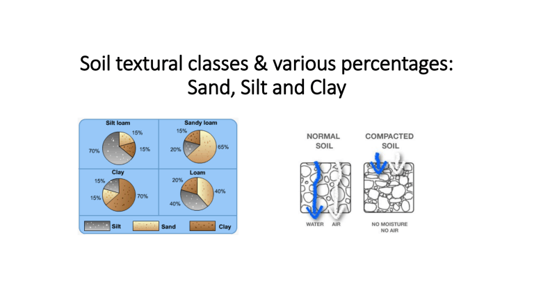 Soil Texture & Compaction: Sand, Silt, Clay